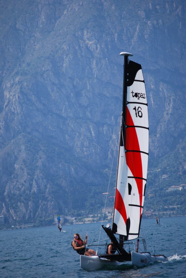 Topaz 16 | A Performance Racing Catamaran | Topper Sailboats