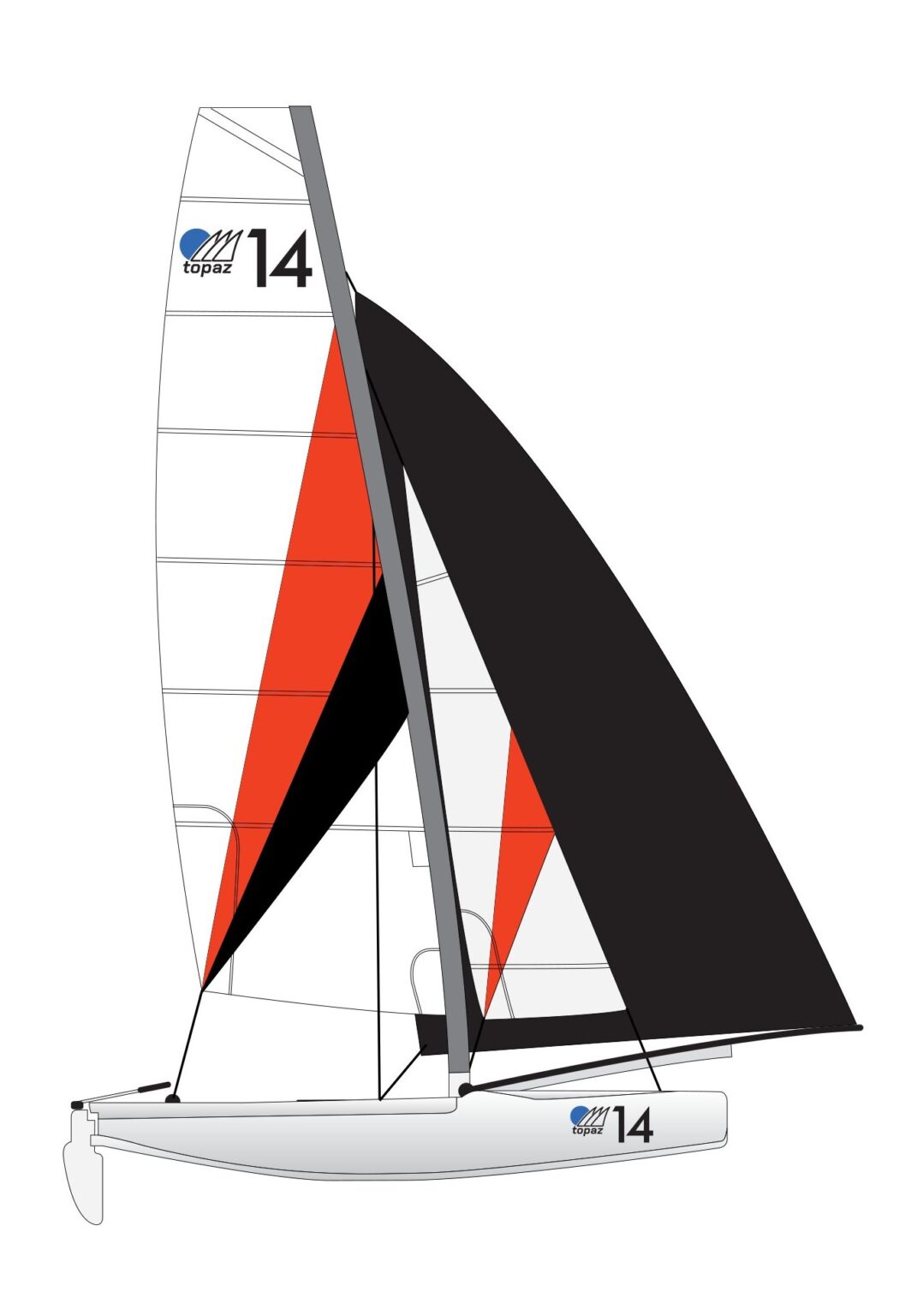 Topaz 14 | A Performance Racing Catamaran | Topper Sailboats