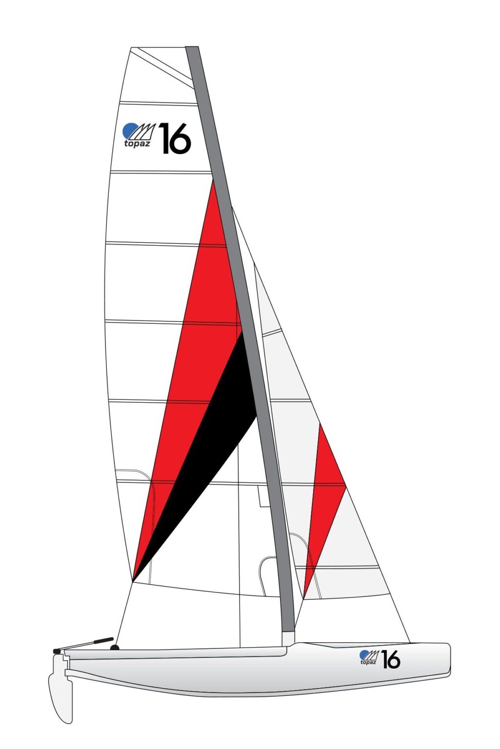 Topaz 16 | A Performance Racing Catamaran | Topper Sailboats