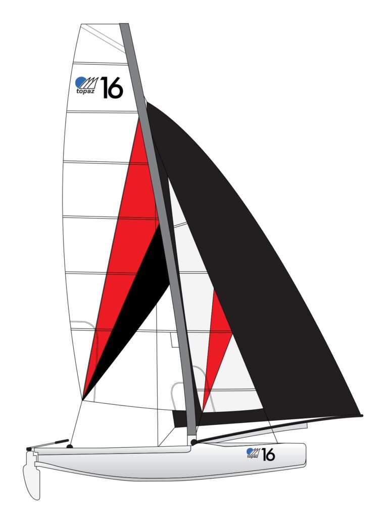 Topaz 16 | A Performance Racing Catamaran | Topper Sailboats