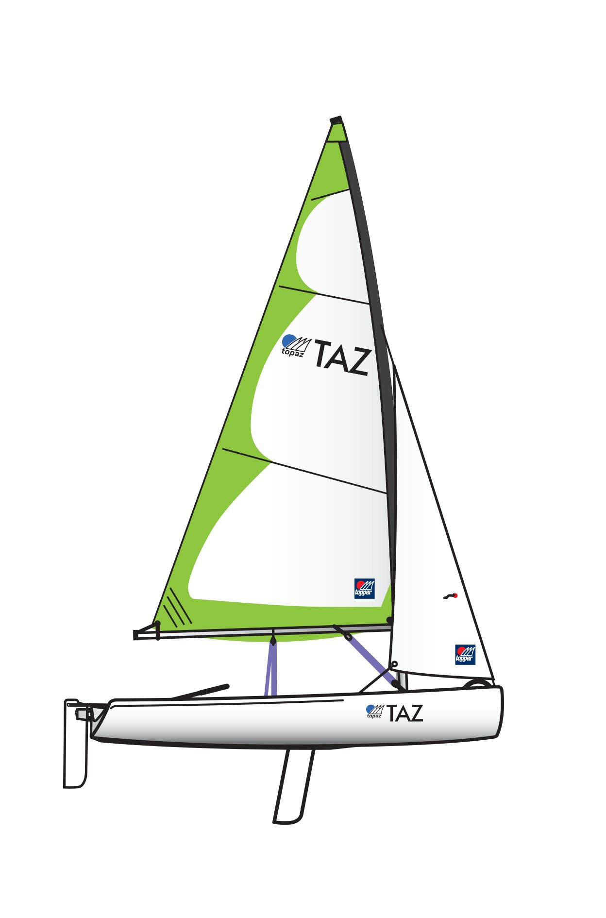 Topaz Taz | Topper Sailboats.