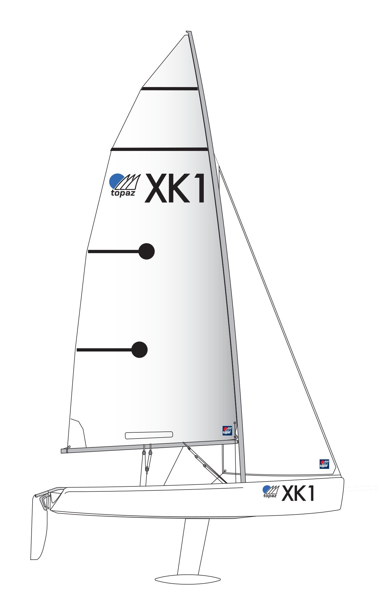 Topaz XK1 | Topper Sailboats.