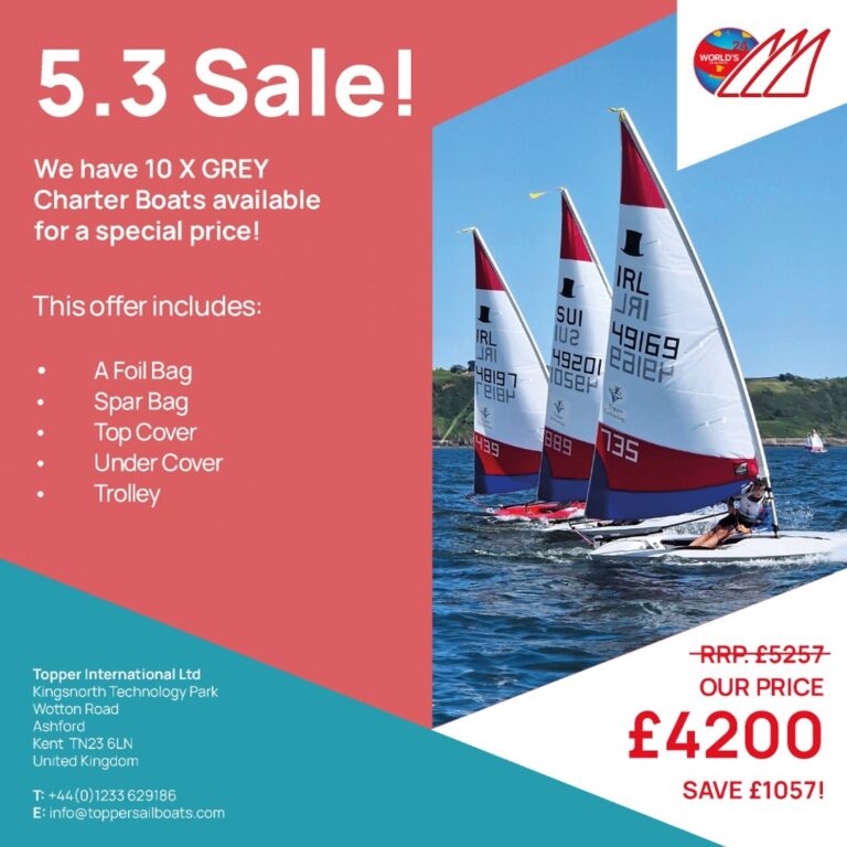 Topper 5.3 Sale! - Topper Sailboats